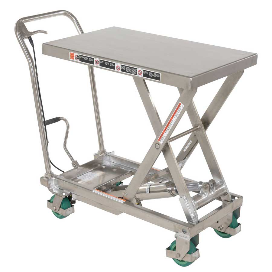 Vestil Stainless Steel Scissor Carts – Lifting365