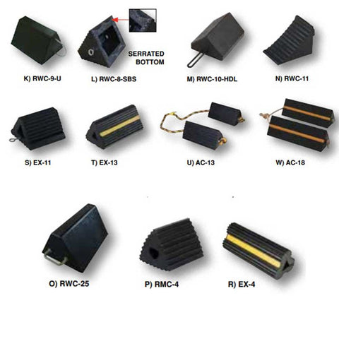 Vestil Rubber Wheel Chock – Lifting365