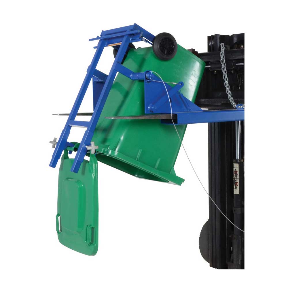 Vestil Forklift Mounted Trash Can Dumper – Lifting365